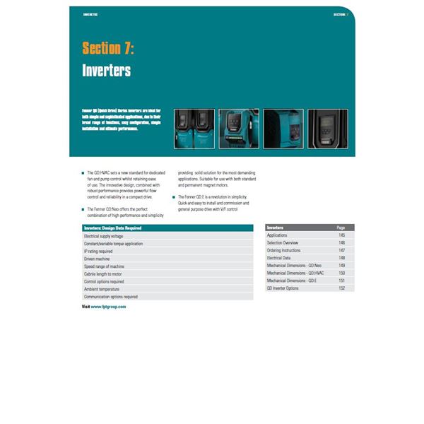 Fenner DDMM Sec 7. Fenner Inverters